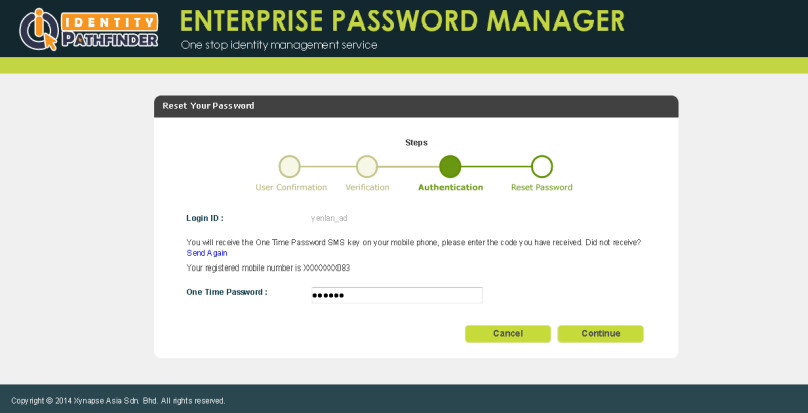 Can't access account - Password Reset – Maxis